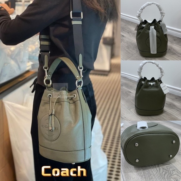 Coach | Bags | Nwtcoach Dempsey Drawstring Bucket Bag Coach C40 | Poshmark